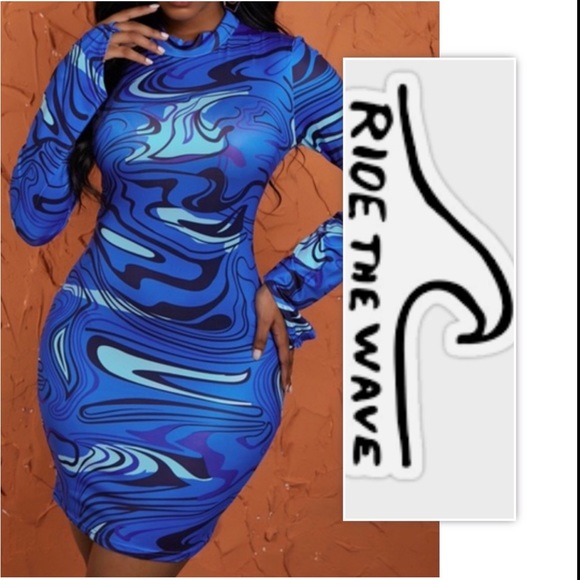 ride the waves | Dresses | Ride The Waves Mini Dress | Poshmark